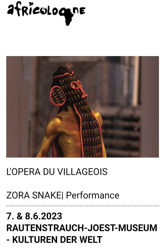 « L’OPÉRA DU VILLAGEOIS » à Cologne – ZORA SNAKE